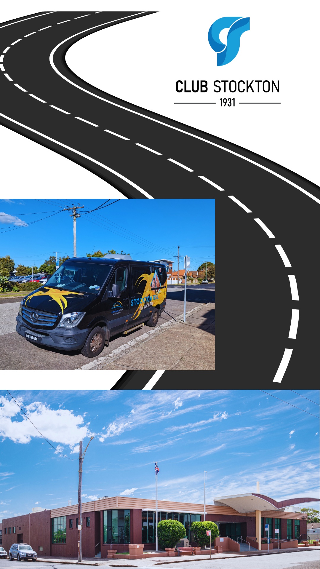 Club Stockton Courtesy Bus - for members and guests - Club Stockton