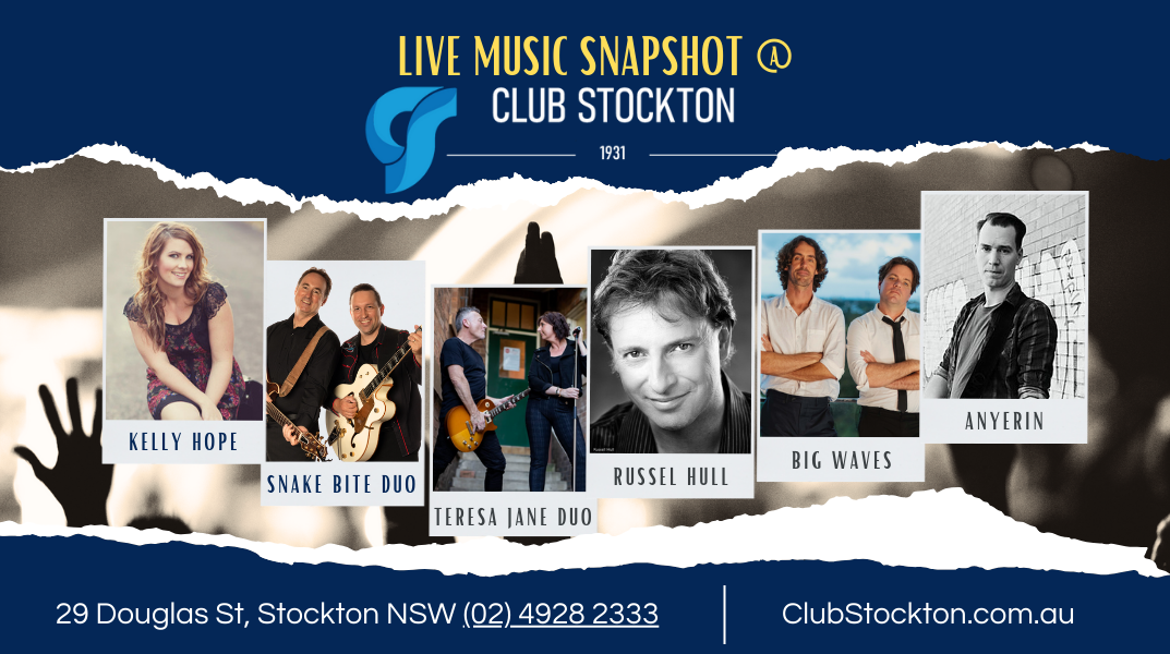 Performer List - Club Stockton Live Music, Bands, Musicians - Club Stockton
