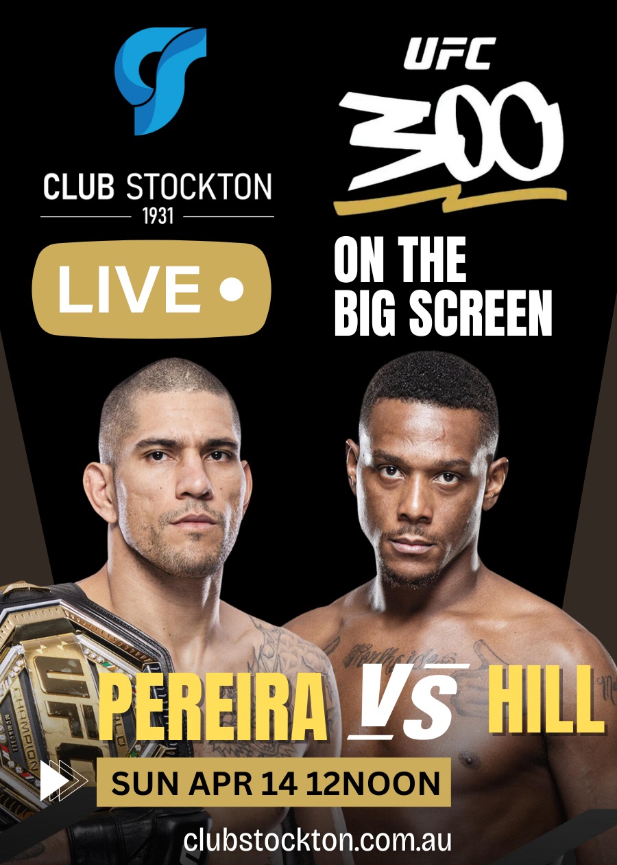 UFC 300: Alex Pereira vs Jamahal Hill - Main Event - Club Stockton