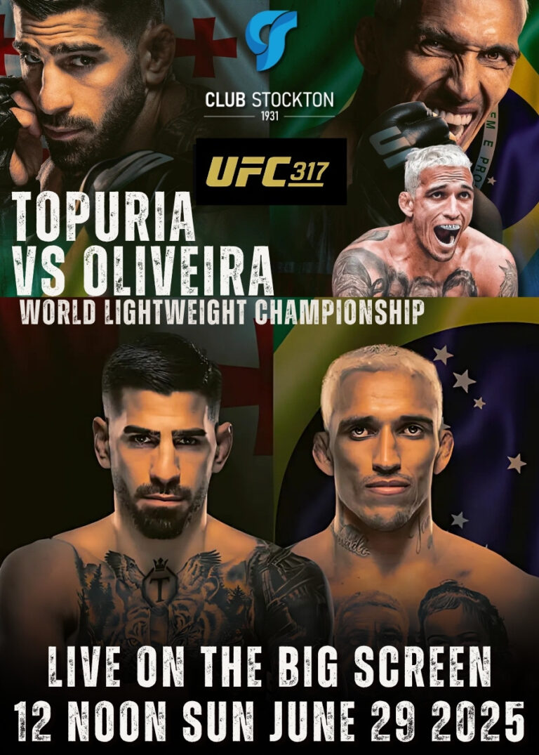 Topuria vs Oliveira UFC 317 Live on the BIG Screen